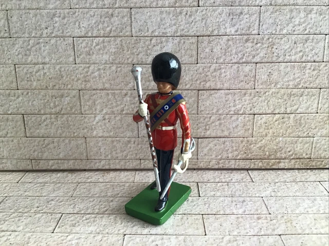 VINTAGE W.BRITAINS GRENADIER Queen/King Guard Soldier Drum Major ...