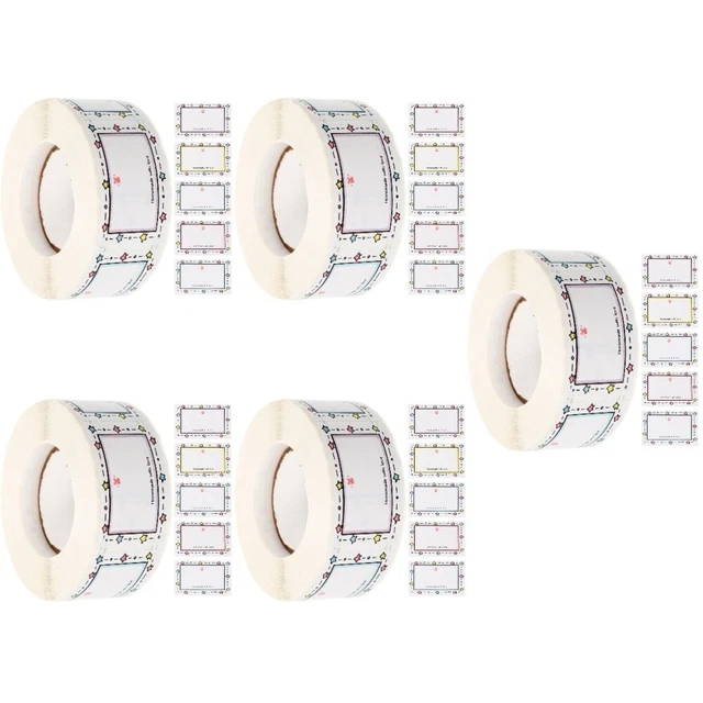 2500 SHEETS PORTABLE Label Sticker Bottle Labels Stickers Student ...