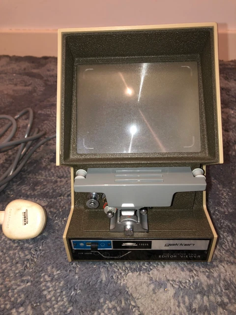 VINTAGE GAKKEN DUAL System 8mm Film Editor Viewer £15.00 - PicClick UK