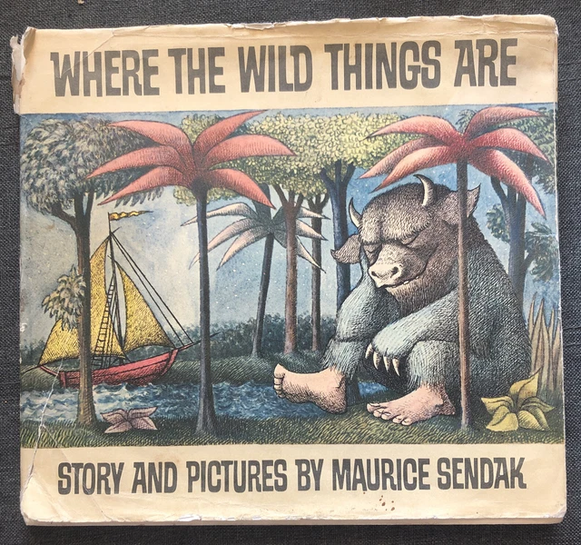 MAURICE SENDAK WHERE The Wild Things Are 1967 1st UK Edition Hardback ...