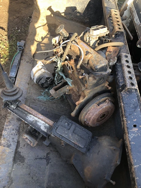 FORD ESCORT MK1 Running. 1300 GT Crossflow Engine 711 Block With Box ...