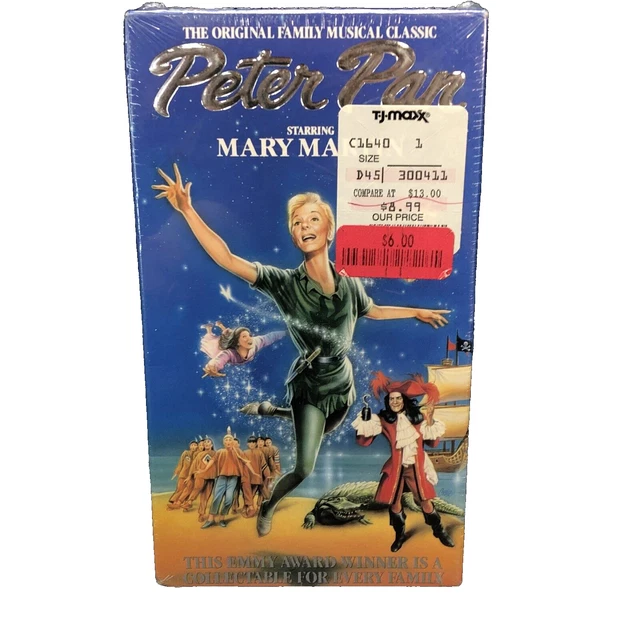 PETER PAN VHS Starring Mary Martin 1990 Family Musical New Sealed £6.30 ...