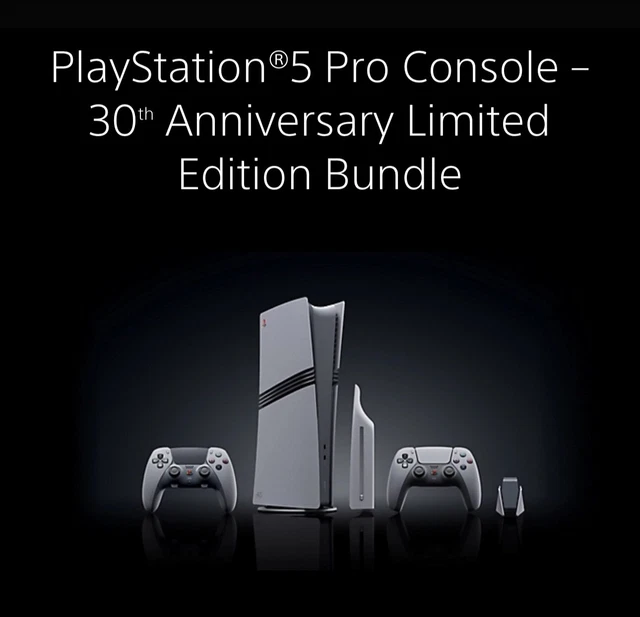 SONY PLAYSTATION 5 PS5 Pro - 30th Anniversary Limited Edition Bundle ...
