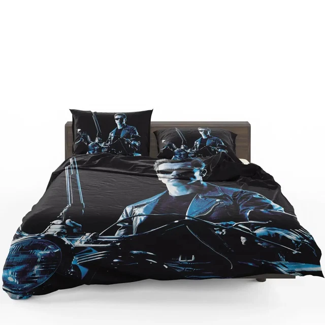 TERMINATOR 2 JUDGMENT Day Movie Arnold Schwarzenegger Bedding Set Bed ...