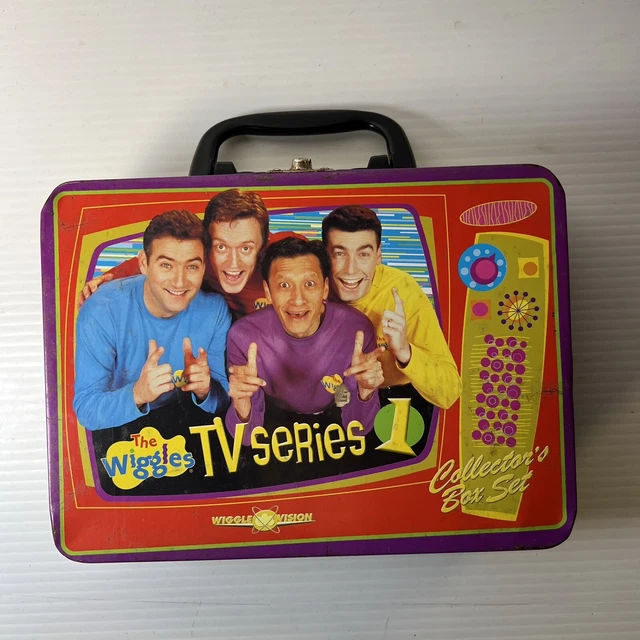 THE WIGGLES TV series 1 Collector’s Box Set Tin Lunchbox Carry Case (no ...