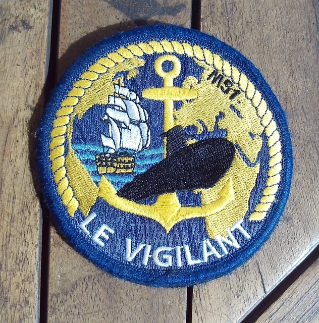 MILITARIA : INSIGNE Patch Sous-Marin Le Vigilant EUR 30,00 - PicClick FR