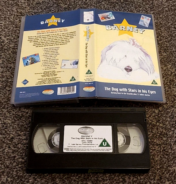 BARNEY THE DOG With Stars In His Eyes Complete Series Children’s VHS ...