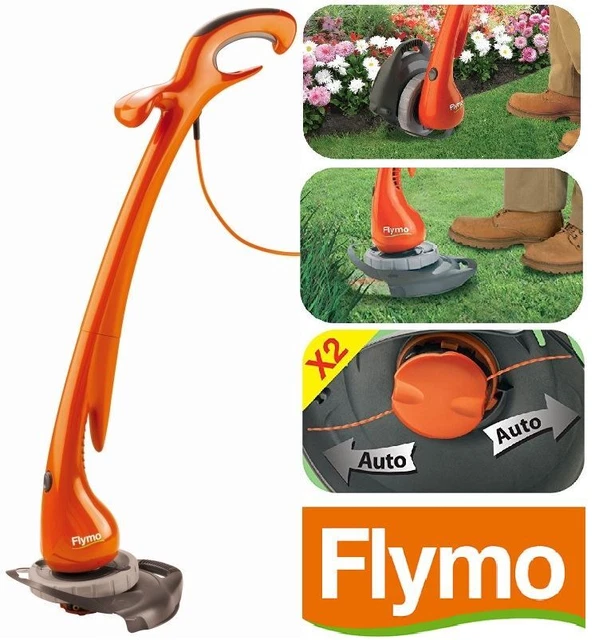 FLYMO STRIMMER GRASS Trimmer Contour XT Electric Corded & Lawn Edger ...