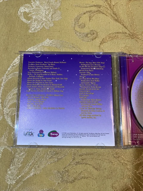 BARNEY'S GREAT ADVENTURE by Barney (SOUNDTRACK) (CD, Mar-1998, Lyrick ...