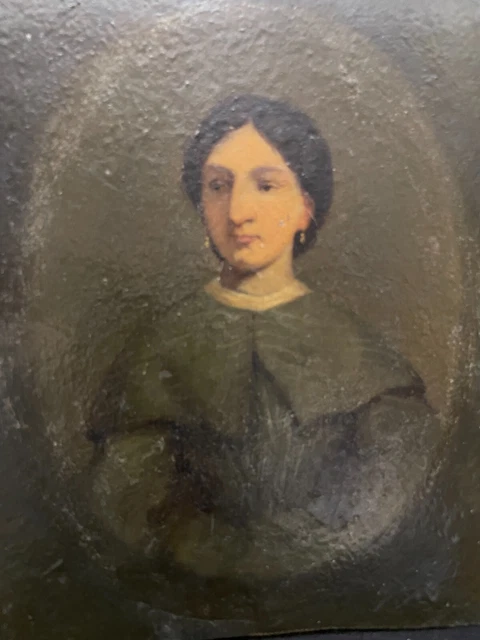 TABLEAU ANCIEN XIXÈ portrait EUR 40,00 - PicClick FR