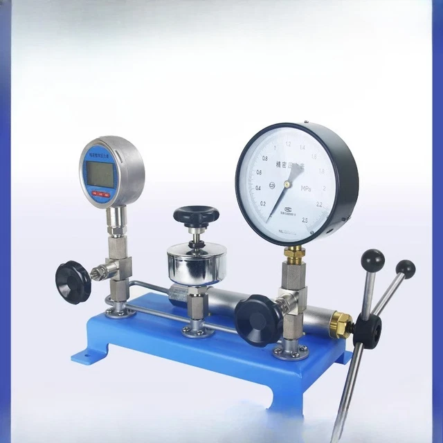 6MPA PORTABLE AIR Pressure Calibration Bench Pressure Gauge Calibrator ...