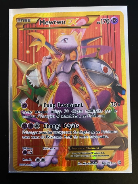 CARTE POKÉMON MEWTWO EX 164/162 #1 XY08 - Impulsion Turbo NEUF FR EUR 8,50 - PicClick FR