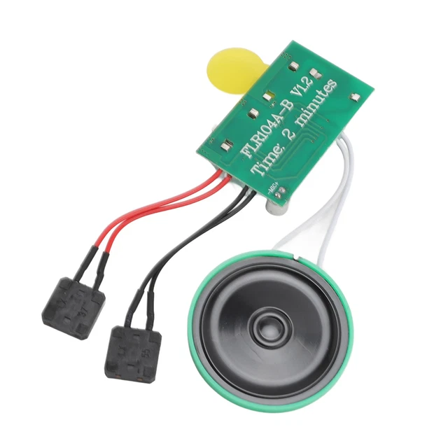 RECORDABLE SOUND MODULE Battery Powered Sound Recorder Module For Doll ...