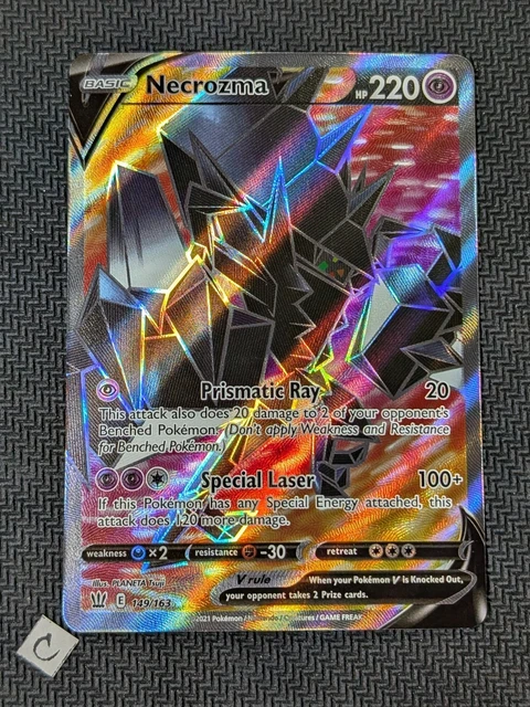 NECROZMA V 149/163 - Battle Styles Full Art Ultra Rare Pokemon TCG NM ...