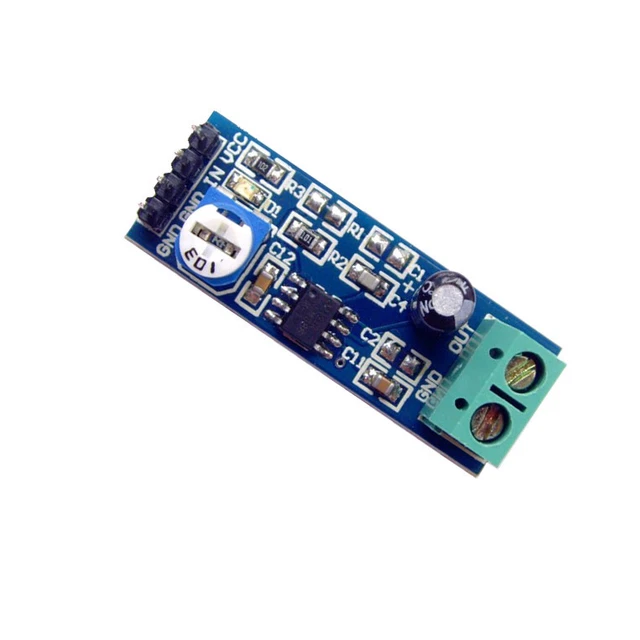 20 TIMES GAIN 5V-12V LM386 Audio Amplifier Module with 10K Adjustable ...