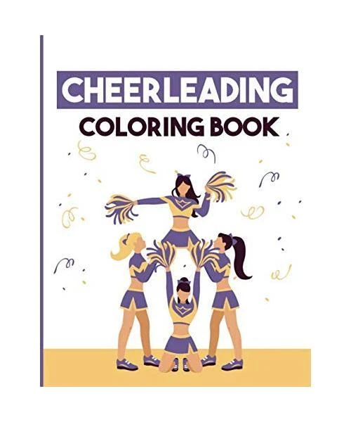 CHEERLEADING COLORING BOOK: Cheerleaders Coloring activity Book ...
