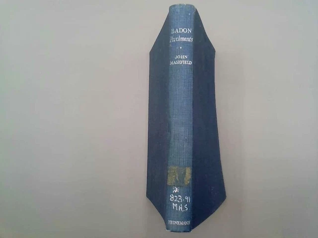 BADON PERGAMENT. EIN Roman. - Masefield, John. 1947-01-01 Erstausgabe ...