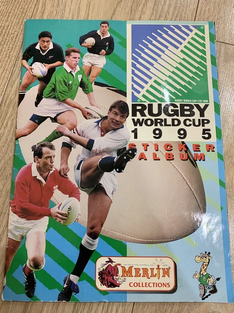 MERLIN STICKER ALBUM. Rugby World Cup 1995. £5.50 - PicClick UK