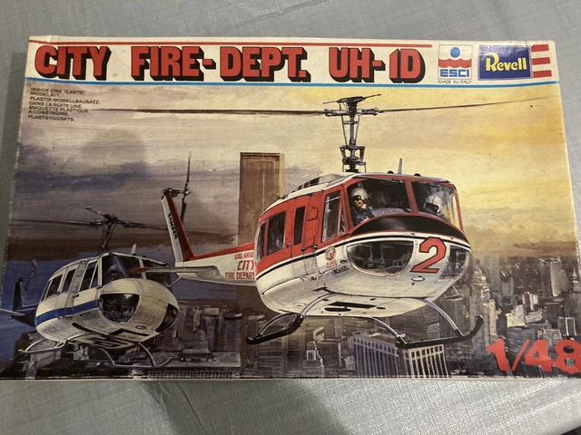 MODELLBAUSATZ REVELL CITY Fire Dept.UH-ID Feuerwehr Unbenutzt EUR 17,50 ...