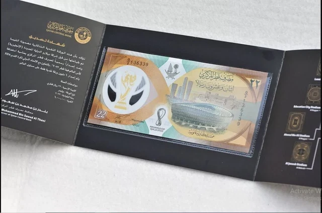 SPECIAL EDITION!! FIFA World Cup Qatar 2022 Commemorative Polymer Banknote £35.00 - PicClick UK