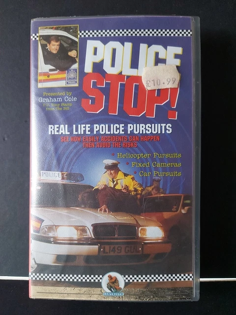 POLICE STOP! VHS Video Cassette Vintage Retro 90s £2.00 - PicClick UK