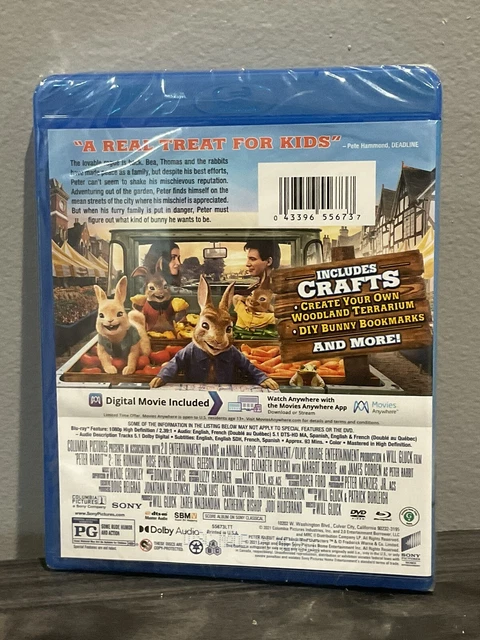 PETER RABBIT 2: THE RUNAWAY (BLU-RAY + DVD + DIGITAL) Rose Byrne ...