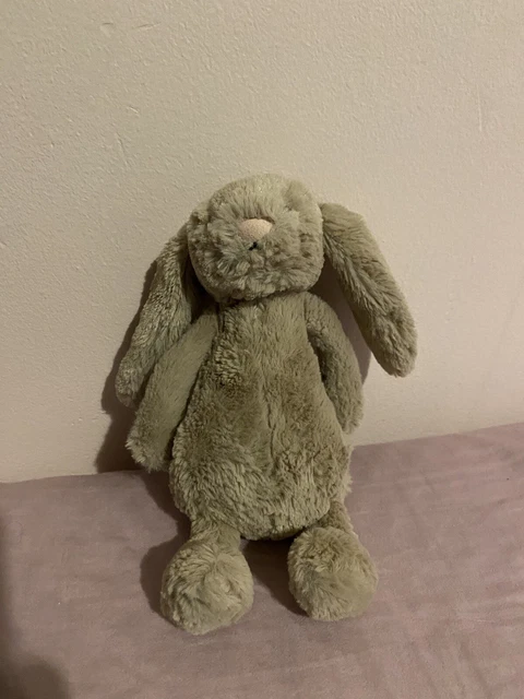 JELLYCAT BASHFUL BUNNY Light Brown Beige 8" Soft Toy Plush Rabbit £11.95 - PicClick UK