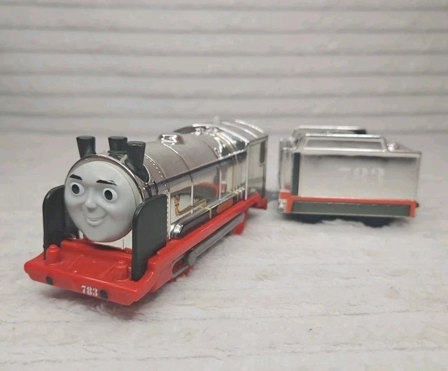 THOMAS & FRIENDS Trackmaster Rare Retro Merlin The Invisible Metallic ...