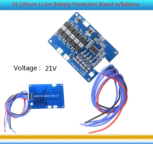 5S 30A 18V 21V Lithium Li-ion Battery Packs BMS Protection Board w ...