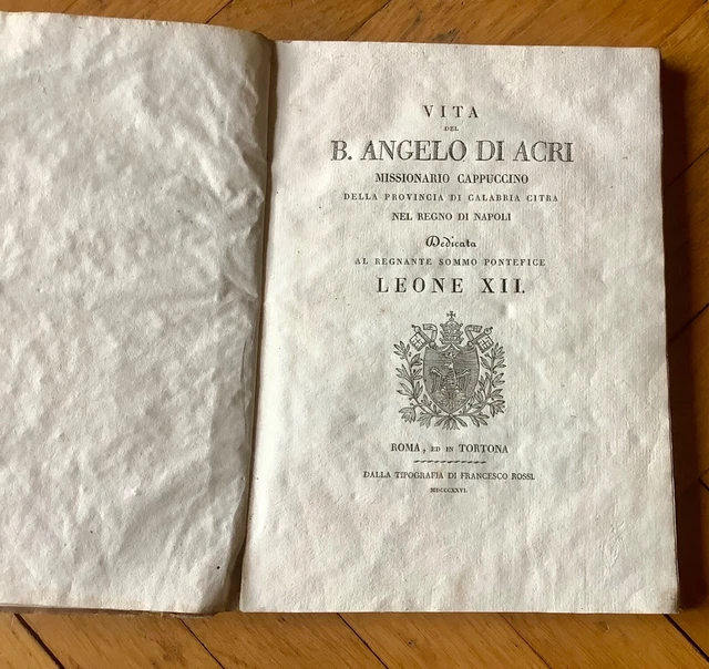 VITA DEL BEATO Angelo di Acri-Santo dal 2017 EUR 90,00 - PicClick IT