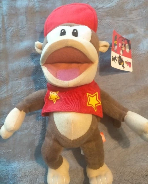 DIDDY KONG NINTENDO Super Mario 2009 Soft Plush Toy Official Donkey ...