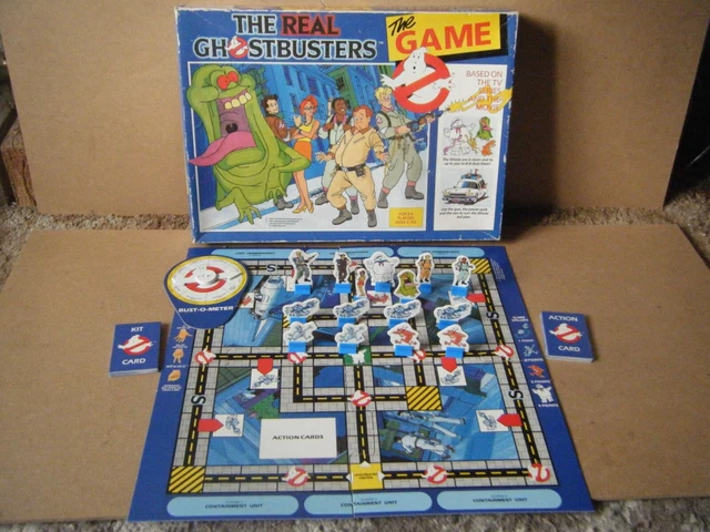 COLLECTABLE &THE REAL GHOSTBUSTERS" The game. By Triotoys 1989 ...
