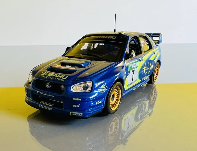 SUBARU IMPREZA WRC Diecast Race Rally Car 1/43 Scale Model New Boxed ...