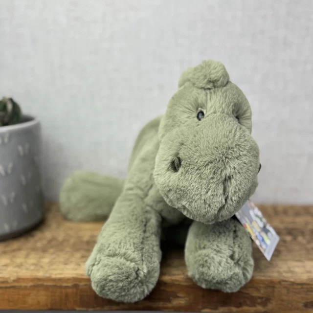 JELLYCAT MEDIUM HUGGADY Dinosaur- Floppy Green Dino Soft Toy Retired 10 ...