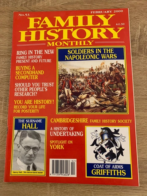 FAMILY HISTORY MONTHLY Magazine, No 53, February 2000 £3.99 - PicClick UK
