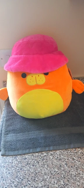 SQUISHMALLOW LARGE BARKEV The Manatee Bucket Hat Q2 Inch BNWT Plush Toy ...