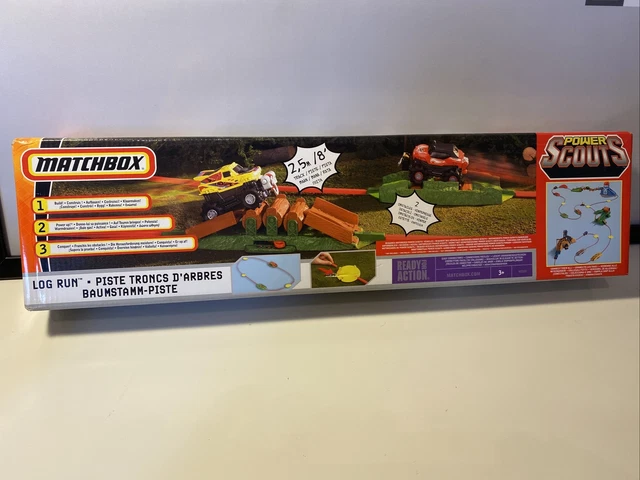 MATTEL MATCHBOX POWER Scouts Log Run Set - Brand New In Box - N2322 ...