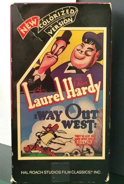 WAY OUT WEST Laurel & Hardy Colorized vhs Movie £16.42 - PicClick UK