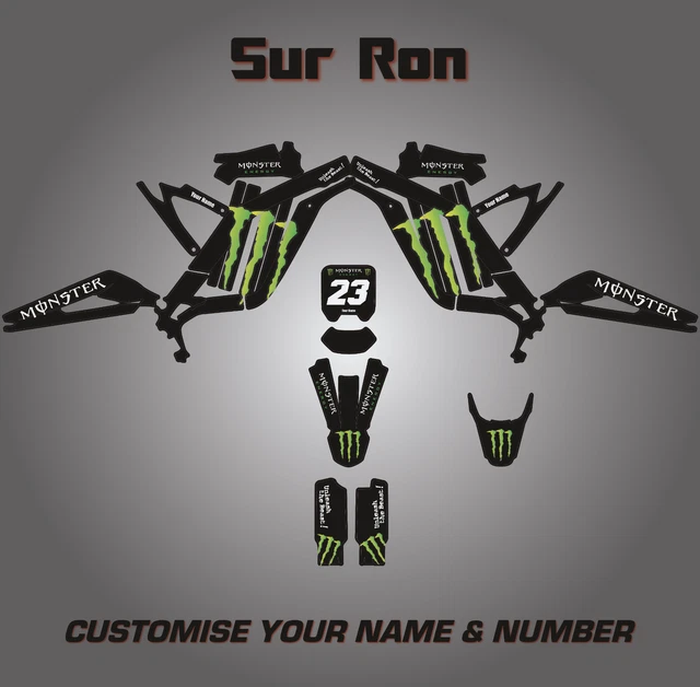 SUR-RON LIGHT BEE Full Graphics Sticker Kit Surron Wrap Sur Ron ...