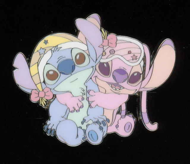 2025 SDR SHANGHAI Disney Resort Lilo & Stitch Angel in Pajamas Pin £26. ...