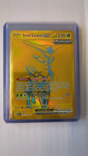 176/131 IRON LEAVES ex Pokemon Prismatic Evolutions Single Card £39.99 ...