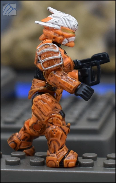 HALO MEGA BLOKS Orange Unsc Spartiate Hayabusa Mini Figurines 96832 ...
