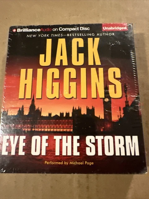 EYE OF THE Storm by Jack Higgins (2013 Compact Disc) Unabridged Michael ...