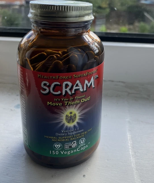 SCRAM PARASITE CLEANSE Detox Gut Health Gut Health 150 Capsules £57.88 ...