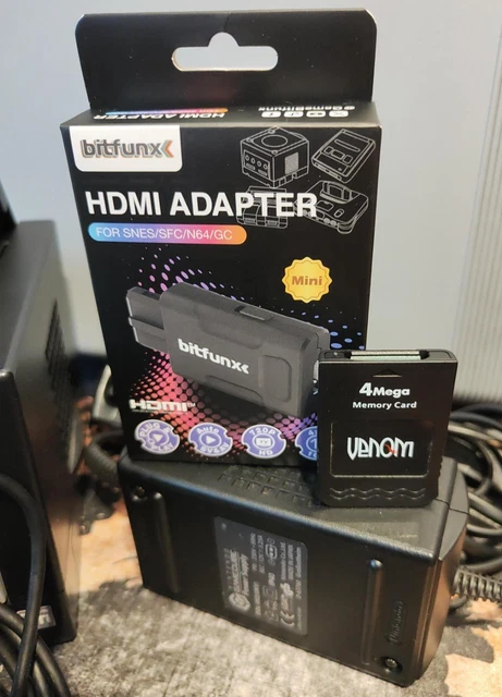 NINTENDO GAMECUBE BLACK | Controller | CubeODE | HDMI Adapter | Digital ...