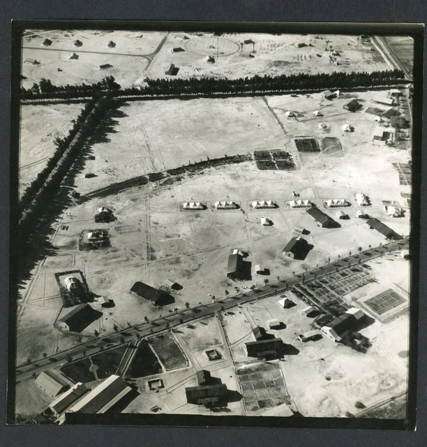 WW2 RAF ORIGINAL Aerial Photo Raf Camp? Egypt Wing/Com W Sizer, Dfc ...