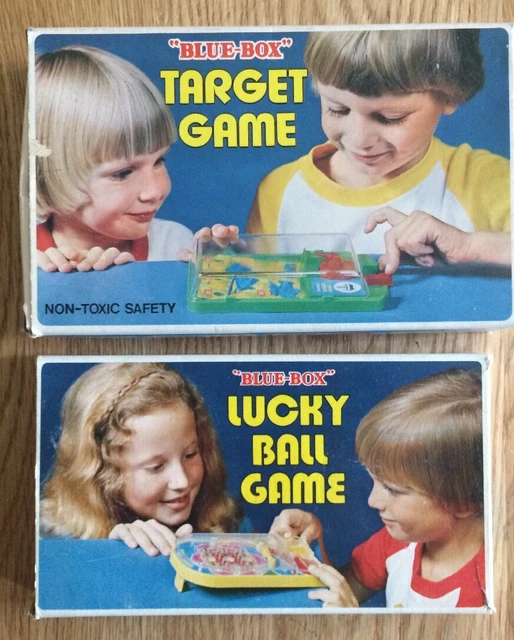 2 BOXED VINTAGE Blue-Box Games Target 77840 & Lucky Ball 77851 £29.27 ...