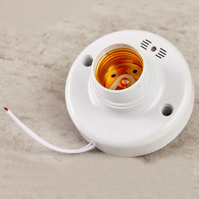 LED LAMP BULB Holder E27 Induction Lamp Holder Light Socket Light Base ...