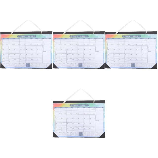 4 PIECES PAPER 2024 Calendar Dating Schedule Planning Daily Use £48.14 ...