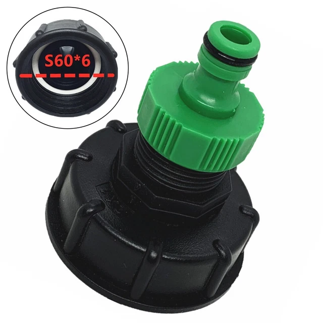 ADAPTATEUR DE R SERVOIR IBC Easy Connection S60x6 fil grossier 1 pouce pour fes EUR 12,48 ...